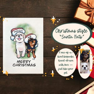 Custom Handmade Dog Card From Your Photo - Etsy