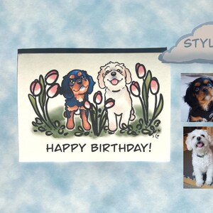 Custom Handmade Dog Card From Your Photo - Etsy