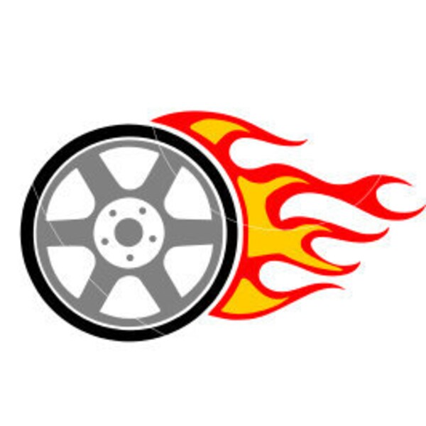 Racing Wheel Svg - Etsy