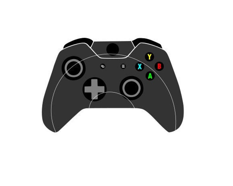 Xbox Controller Detailed Buttons SVG Dxf Png Cricut - Etsy UK