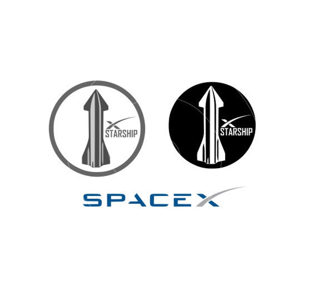 Starship Space X Logo, 3 Designs SVG, Dxf, Png, Cricut, Cameo, Cnc ...