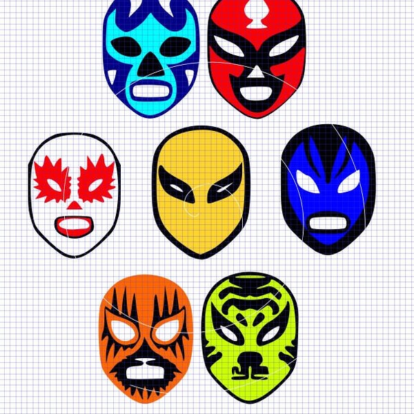 Wrestling Mask - Etsy