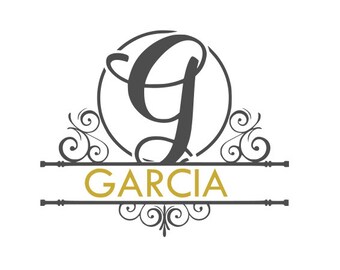 Rodriguez Last Name Split Monogram SVG DXF PNG Can Be Used | Etsy