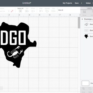 Durango vector SVG dxf png cricut cameo Mexico flag | Etsy