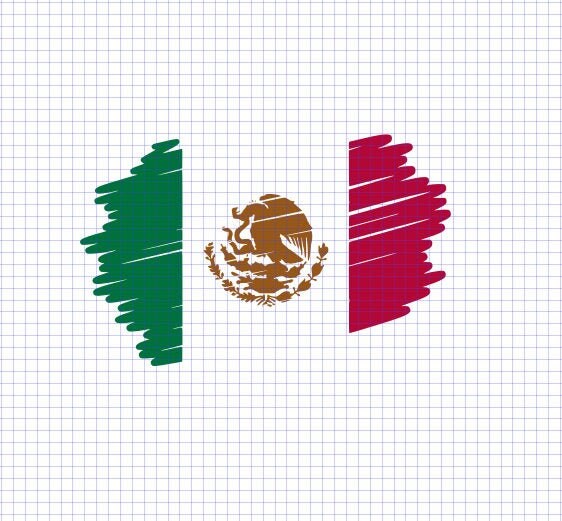 Mexico Distressed Flag SVG Dxf Png Cricut Cameo Cinco De - Etsy Australia