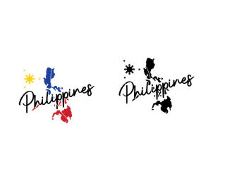 Philippines Map Vector Philippines Flag SVG Dxf Png - Etsy Australia