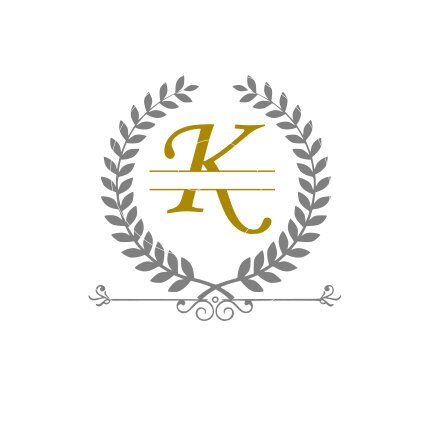K Split Monogram SVG DXF Pngcan Be Used in Cricut Cameo - Etsy Canada