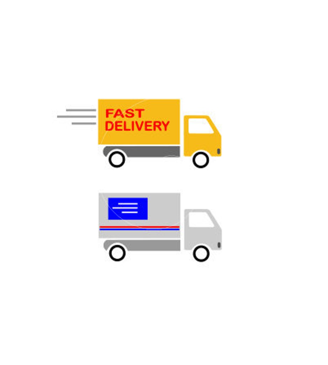 Delivery Truck Vector, SVG, Dxf, Png, Cricut, Cameo, Laser, Cnc, 2 ...