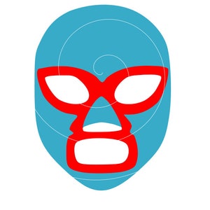 Nacho Libre Mask Luchadores SVG DXF PNG Cricut Lucha Libre Layered ...