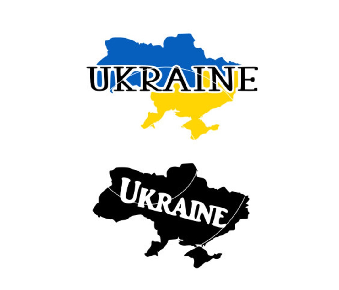 Ukraine, Ukraine Flag, SVG, Dxf, Png, Cricut, Cameo, 2 Designs, Layered ...