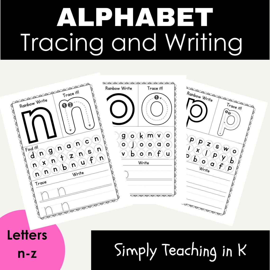 Alphabet Worksheets | Kindergarten Activities | Activities | Homeschool ...