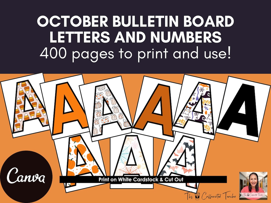 Bulletin Board Letters | Printable Bulletin Board Letters | Ready to ...