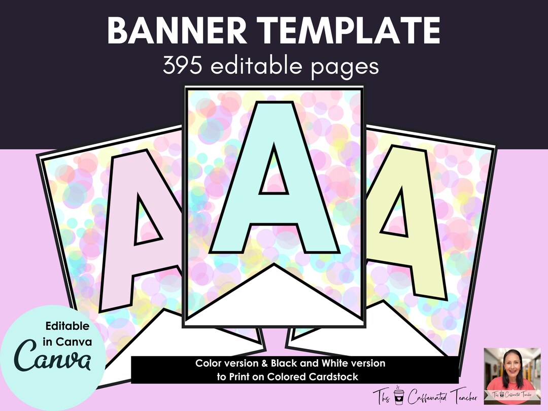 Banner Template | Classroom Banner | Printable Banner | Back to School ...