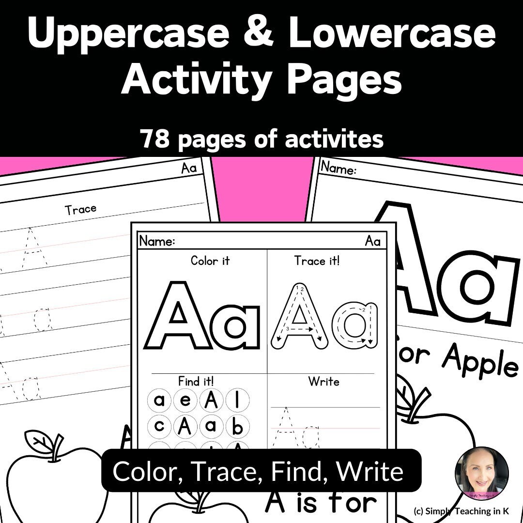 Alphabet Worksheets | Kindergarten Activities | Homeschool Activities ...