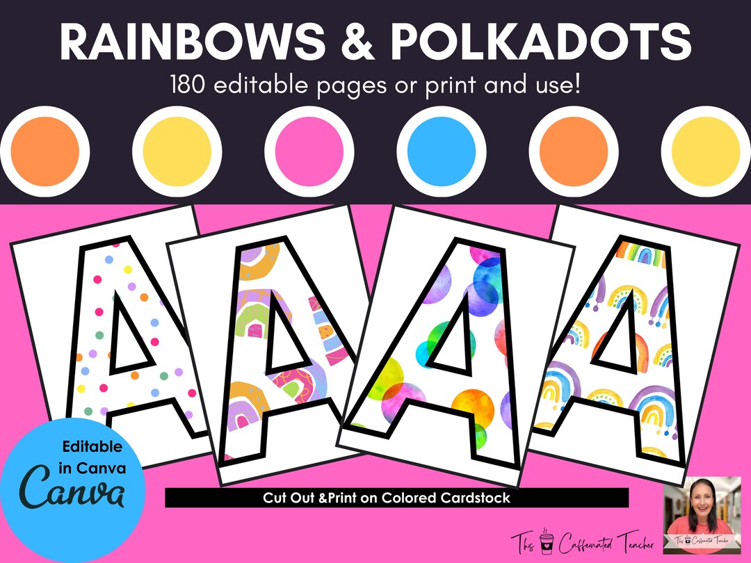 Bulletin Board Letters | Printable Bulletin Board Letters | Ready to ...