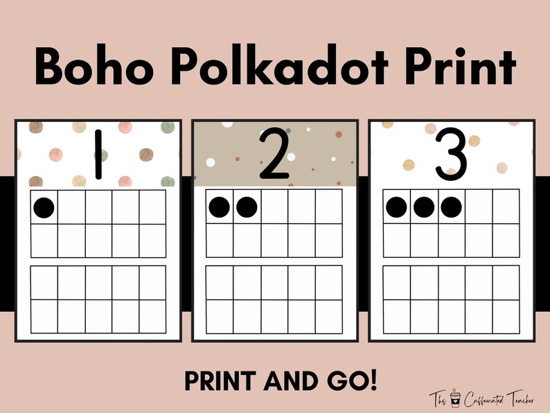 Bulletin Board Numbers | Printable Numbers With Ten Frames | Teacher ...