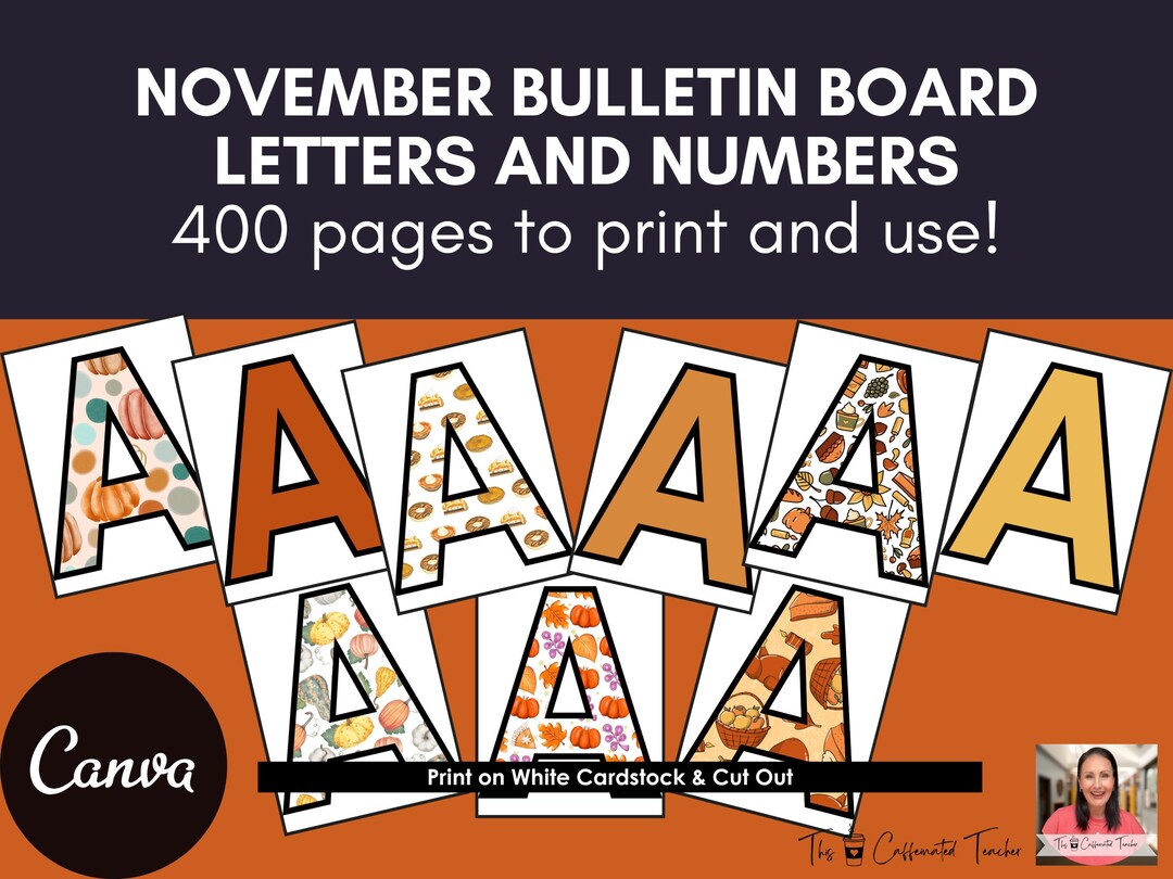 Bulletin Board Letters | Printable Bulletin Board Letters | Ready to ...