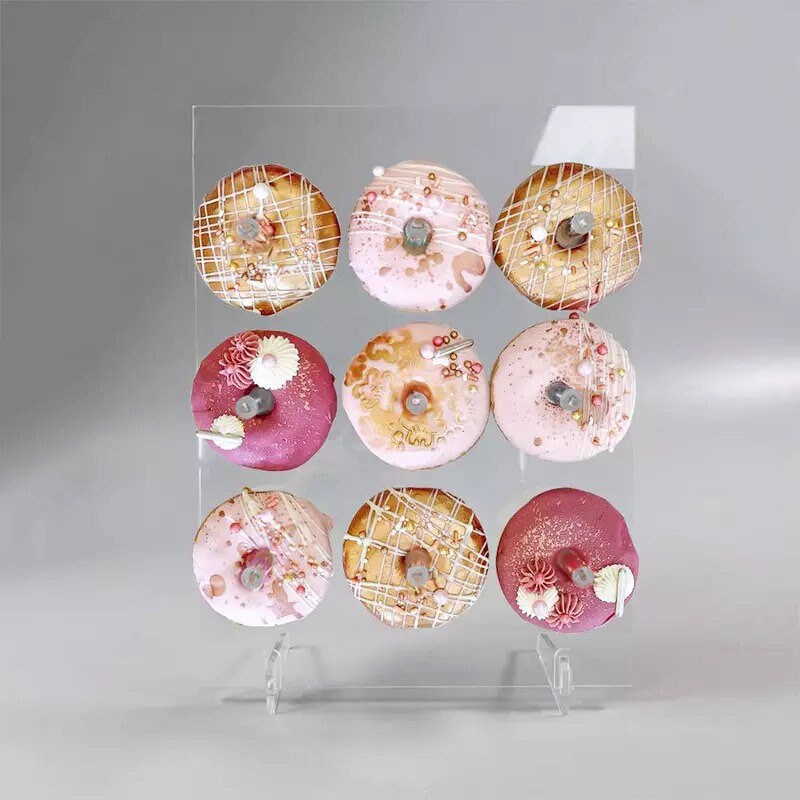 Acrylic Donut Wall Fits 9 Donuts FREE SHIPPING WORLDWIDE - Etsy