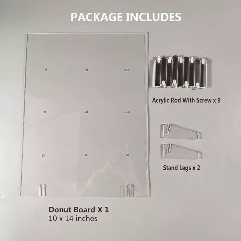 Acrylic Donut Wall Fits 9 Donuts FREE SHIPPING WORLDWIDE - Etsy