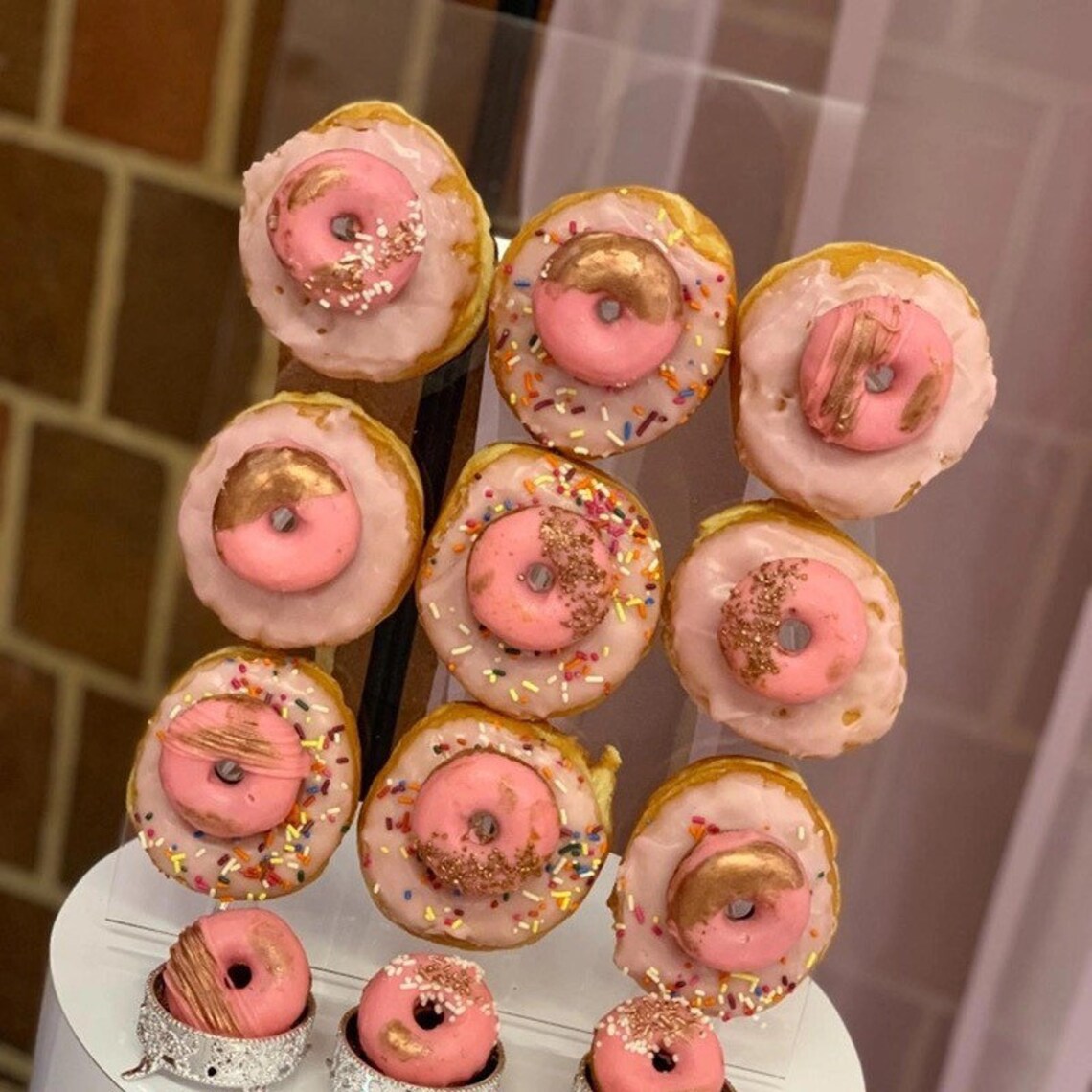 Acrylic Donut Wall Fits 9 Donuts FREE SHIPPING WORLDWIDE - Etsy