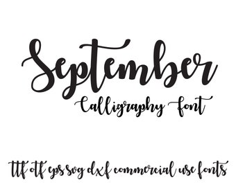 September svg | Etsy