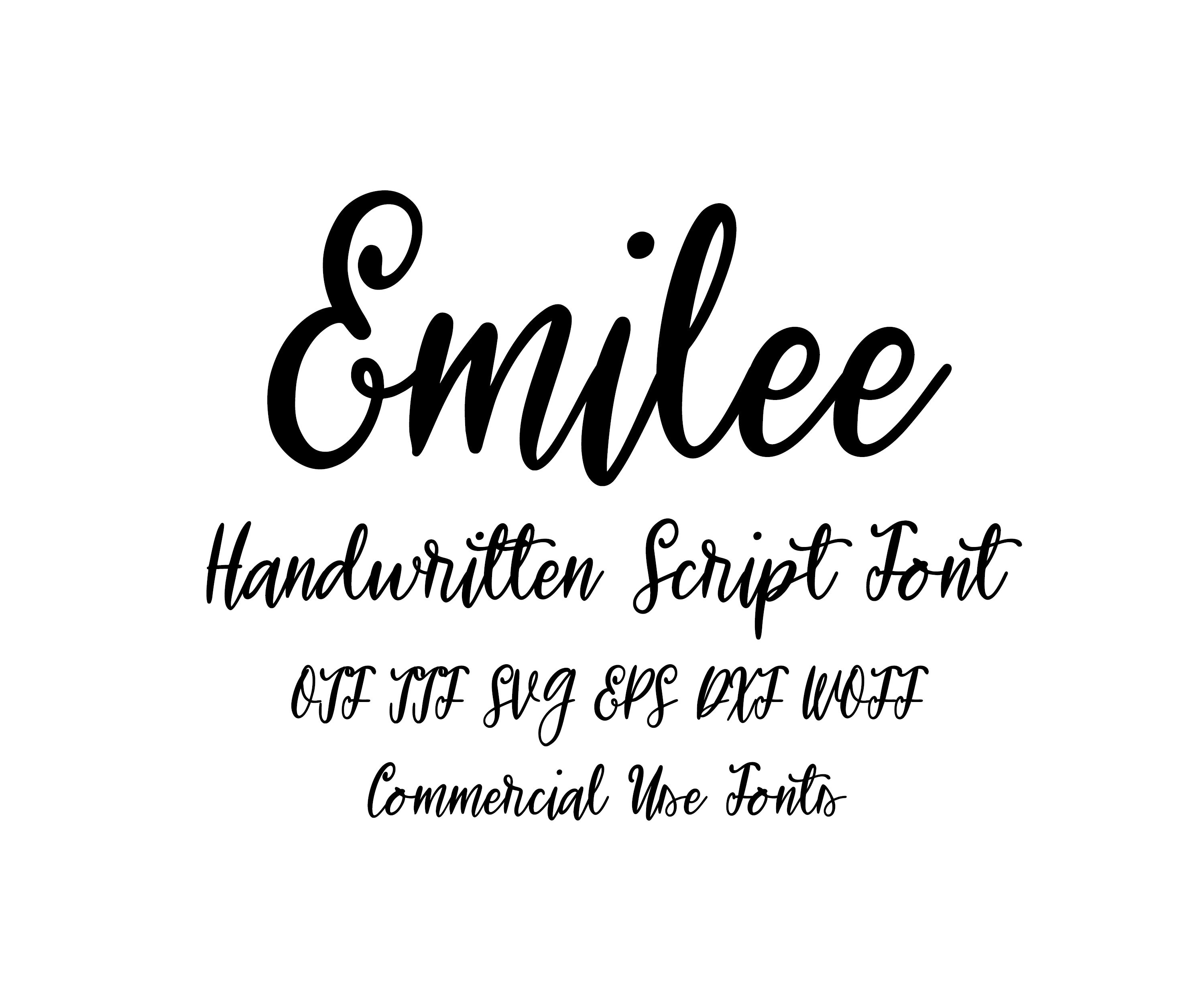 Emily Font Font Cursive Font Svg Font Svg Font Otf Svg Fonts Script Images