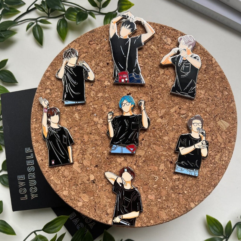 Bts Enamel Pin - Etsy