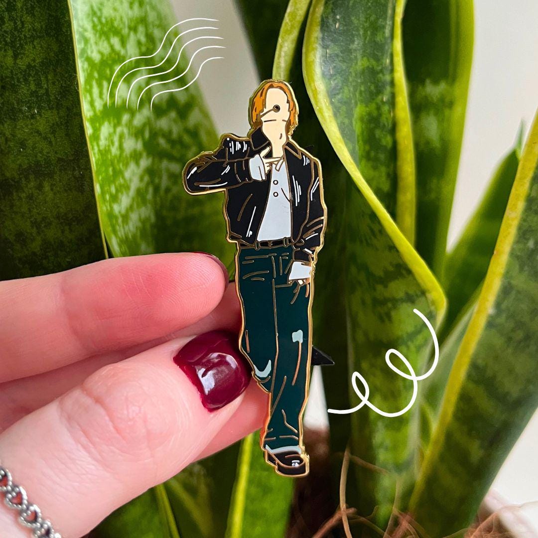 BTS Jimin Enamel Pin | Gold Plated Pin Badge - Etsy