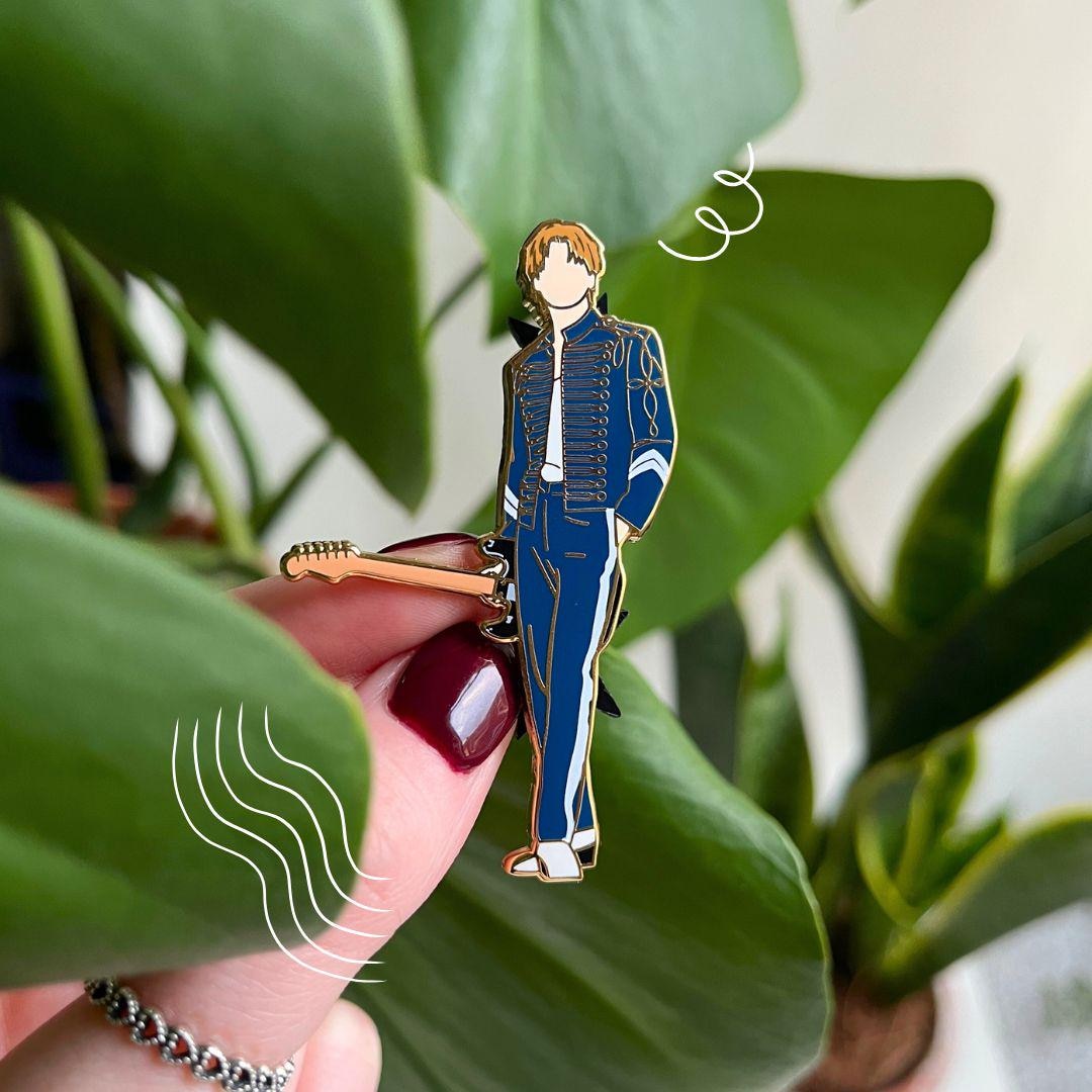 BTS Jimin Enamel Pin | Muse V3, Gold Plated Pin Badge - Etsy