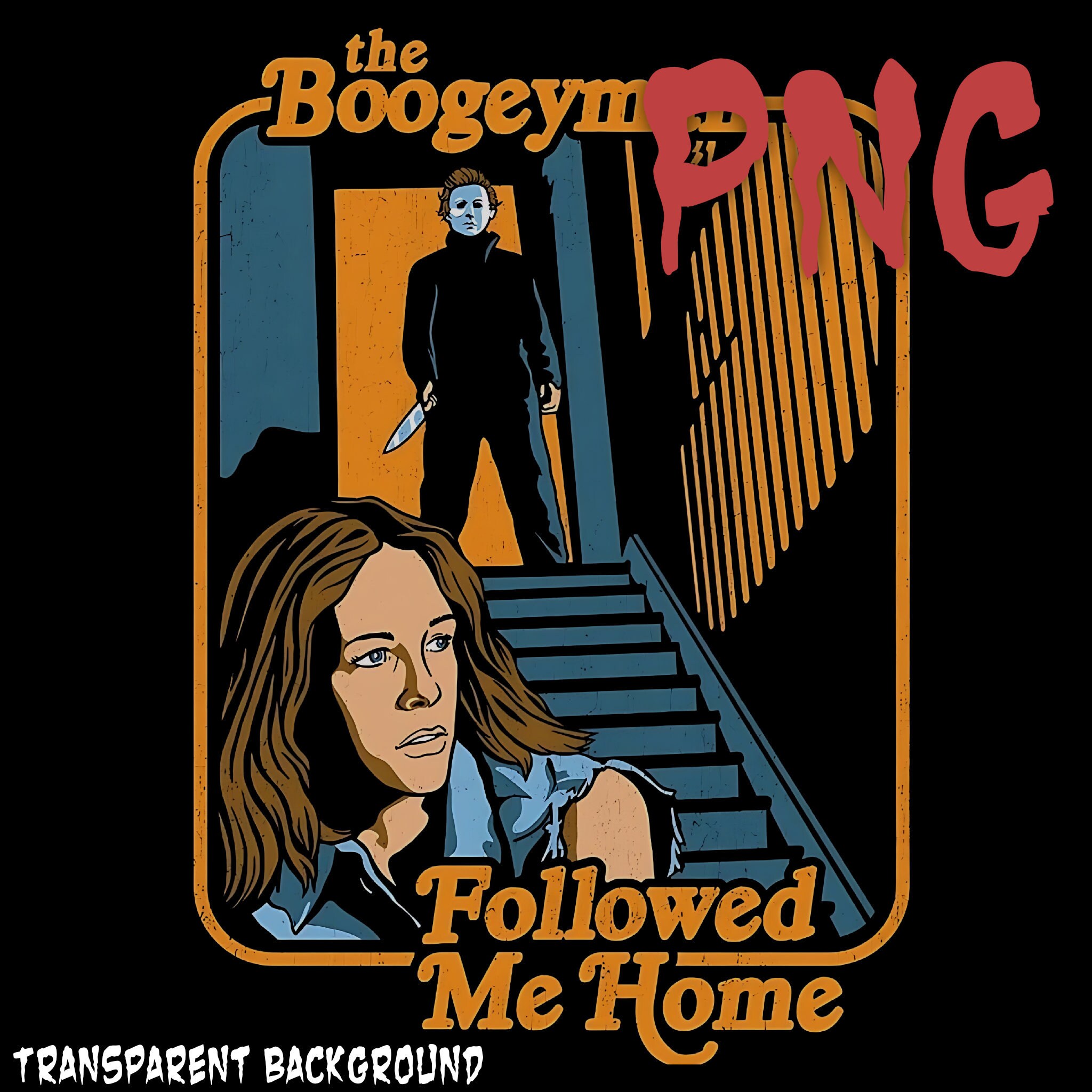 Classic Boogeyman Horror Movie Villain Png Sublimation Digital Download ...