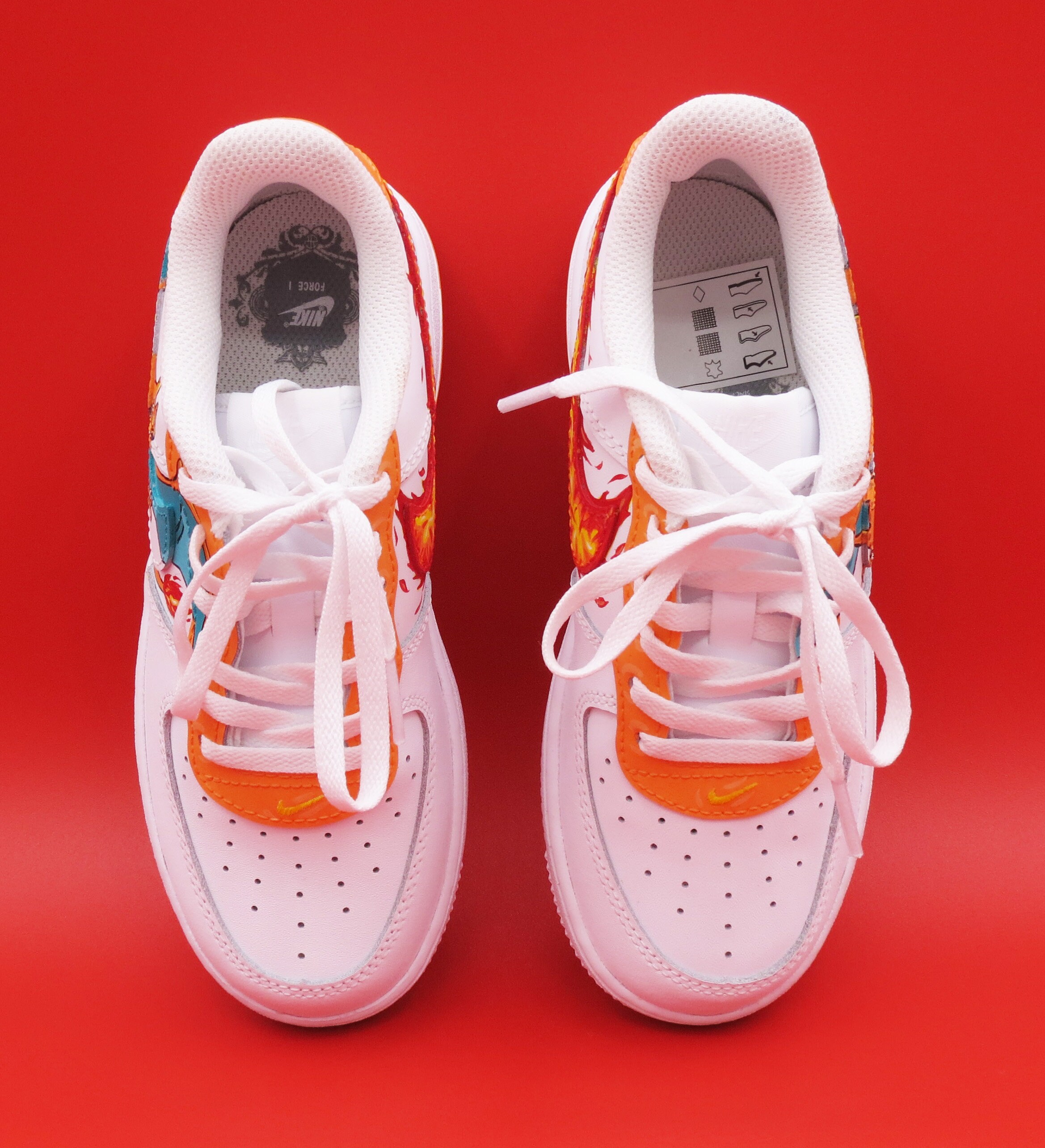 Nike Air Force 1 Child/boy CUSTOM POKEMON CHARIZARD - Etsy