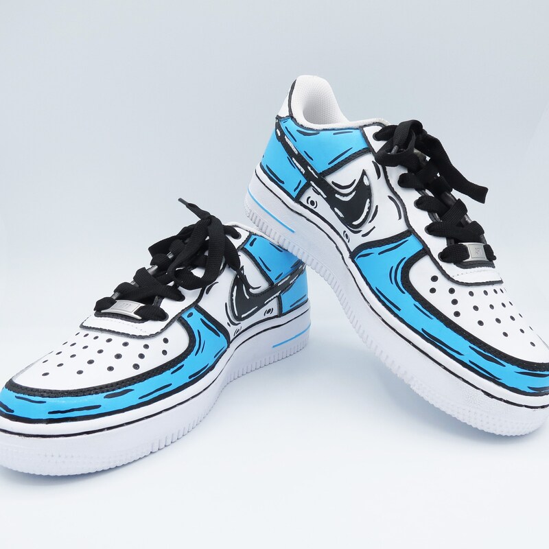 Nike Air Force 1 Cartoon - Etsy