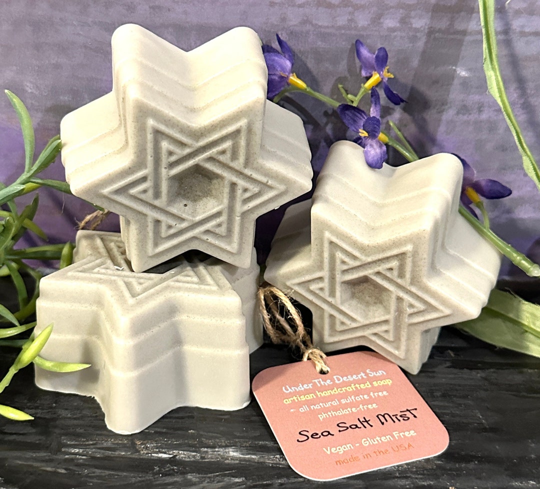 Hanukkah Star of David Handmade Soap / Sea Salt Mist Soap/ - Etsy