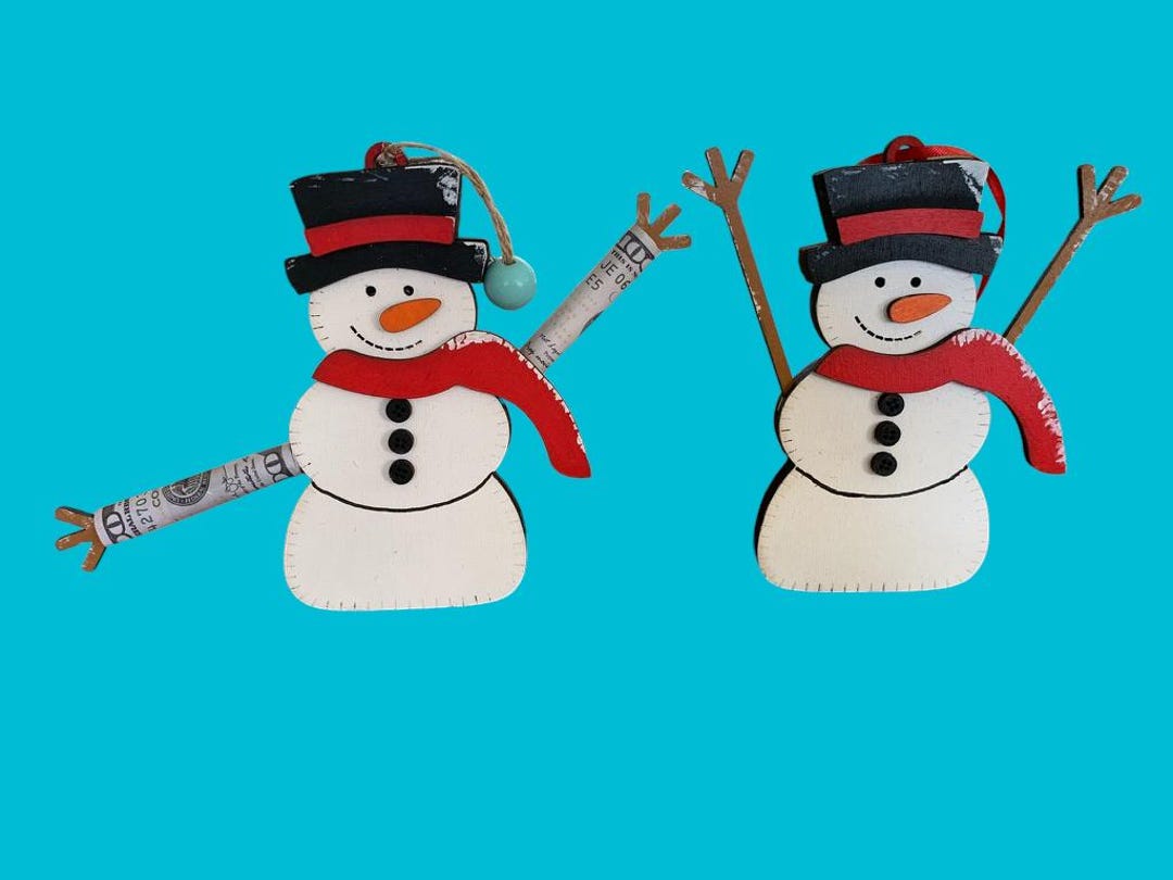 Snowman Gift Money Holder, Hat, Top Hat, Snowman Hat, Christmas in July ...
