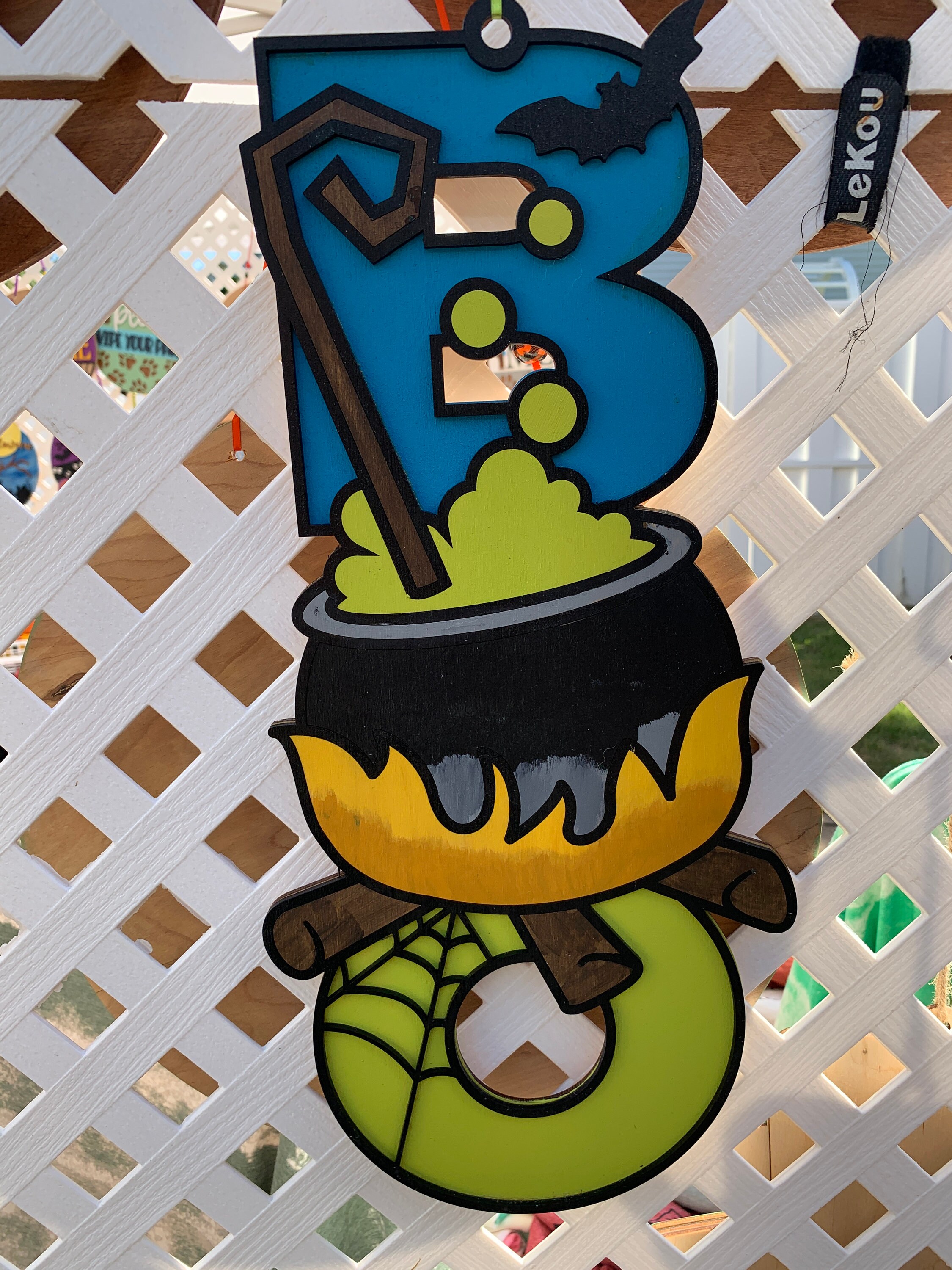 Cauldron Halloween Sign, Halloween Door Decor, Wood Sign, Halloween ...