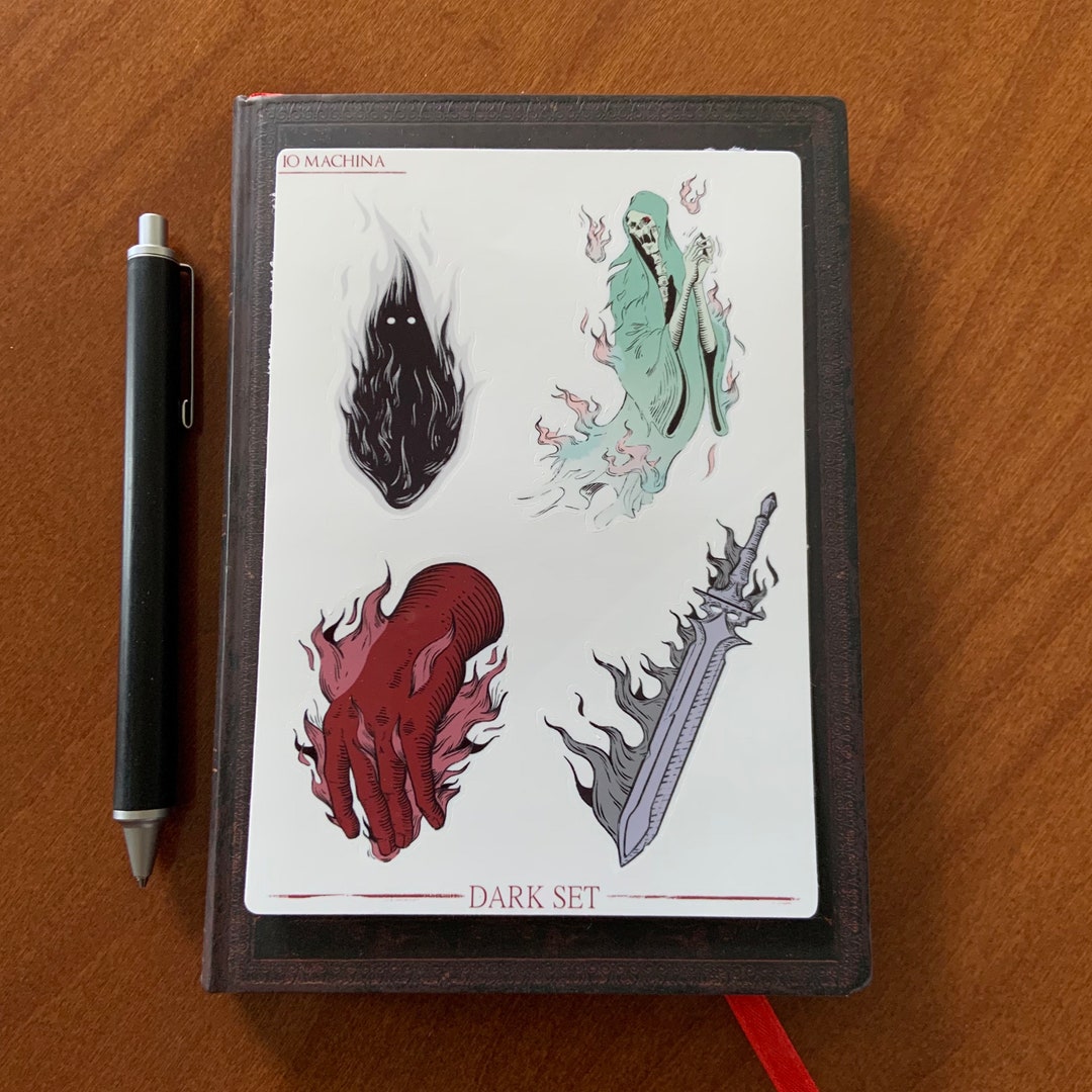 Dark Set Dark Souls Stickers - Etsy