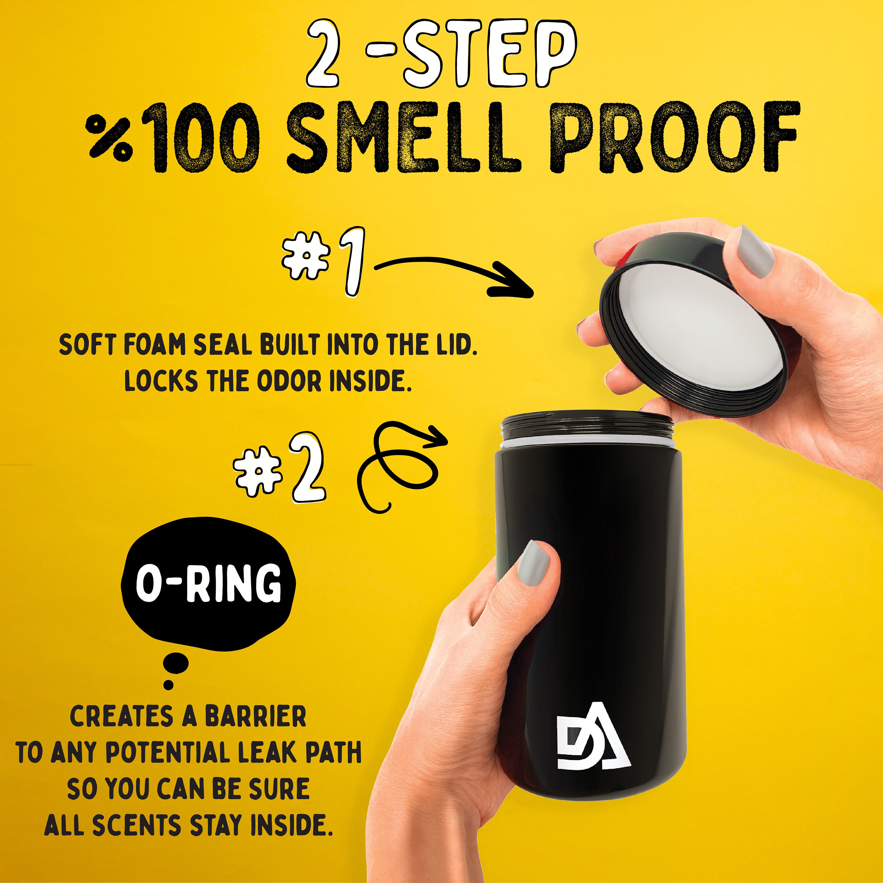 Smell Proof Jar With DIY Acrylic Pen FREE Stickers 1oz UV | Etsy