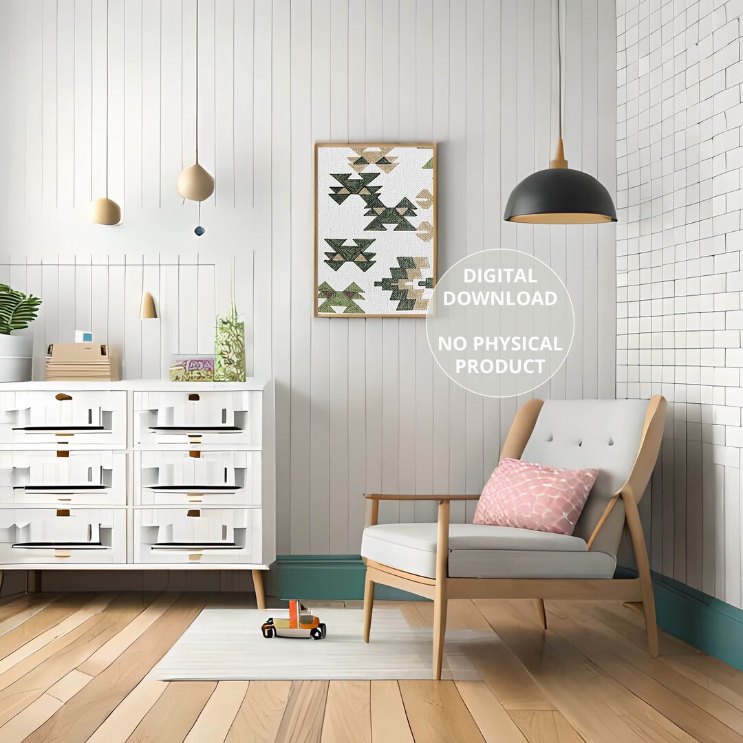 Japandi Print, Wabi-sabi Wall Art, Eclectic Paint, Biedge Digital ...