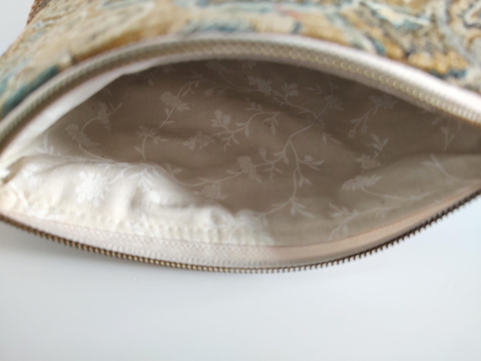 Tapestry Crossbody Bag, Tapestry Bag, Evening Bag, Cream Bag, Paisley ...