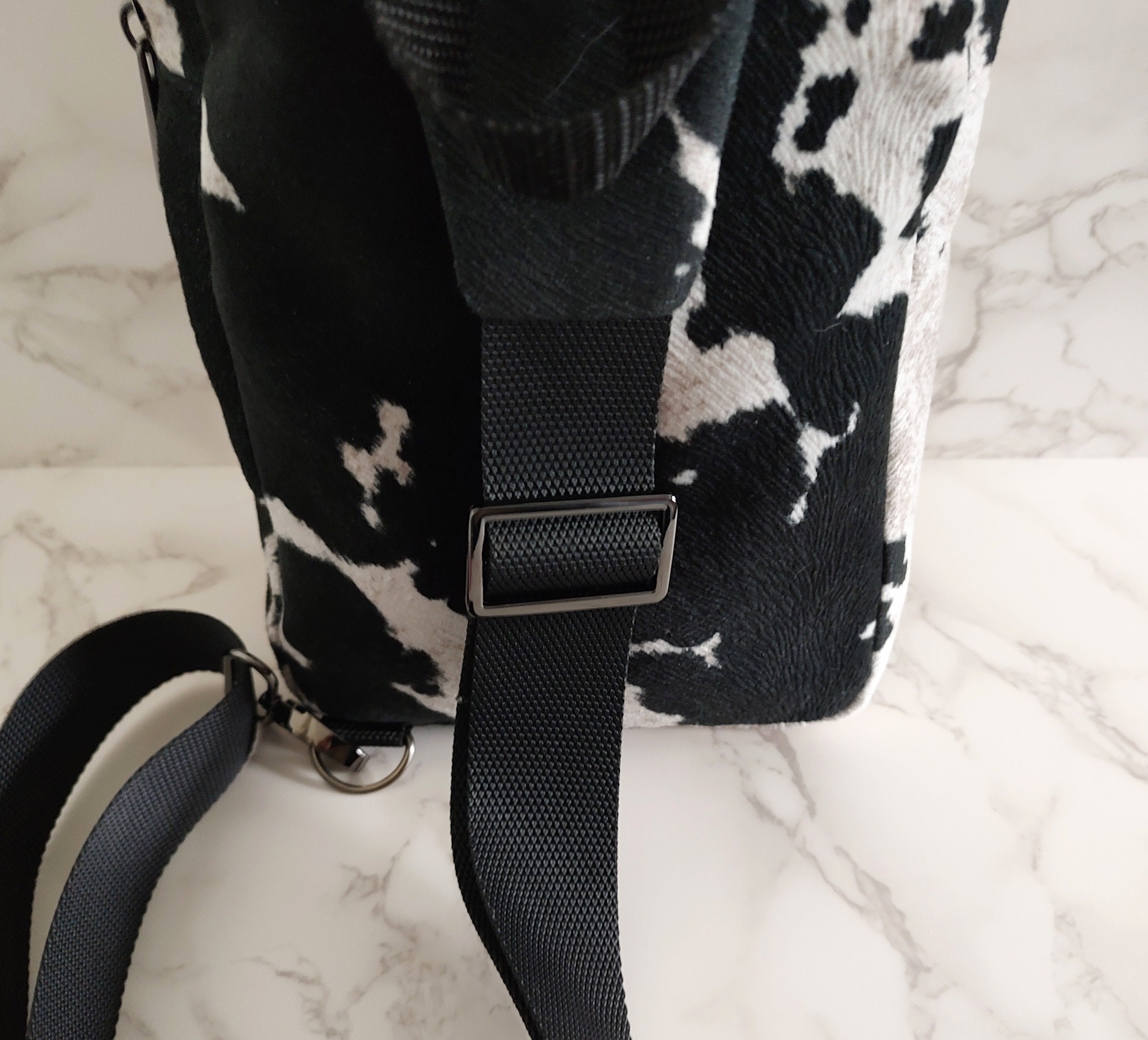 Cow Sling Bag, Cow Bag, Black Cow Bag, Black Bag, Winter Bag, Cow Sling ...