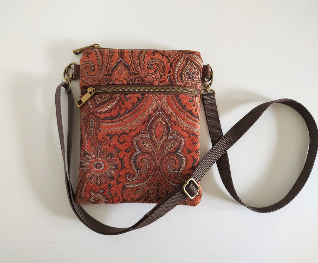Tapestry Crossbody Bag, Tapestry Purse, Tapestry Bag, Evening Bag ...