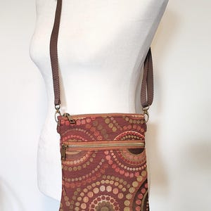 Tapestry Crossbody Bag, Tapestry Bag, Boho Bag, Brown Purse, Paisley ...