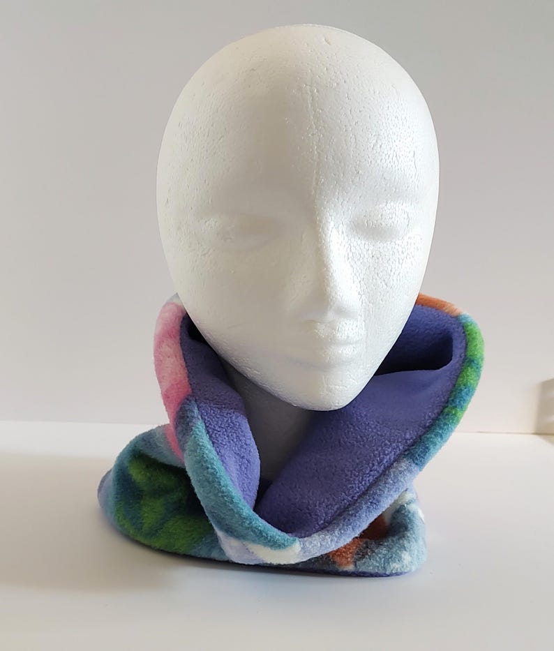 Reversible Fleece Neck Gator, Winter Neck Gaiter, Fleece Gator, Neck ...