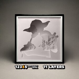 Star Wars Paper Cut Lightbox, Shadow Box, SVG, 3D Paper Cut Template ...