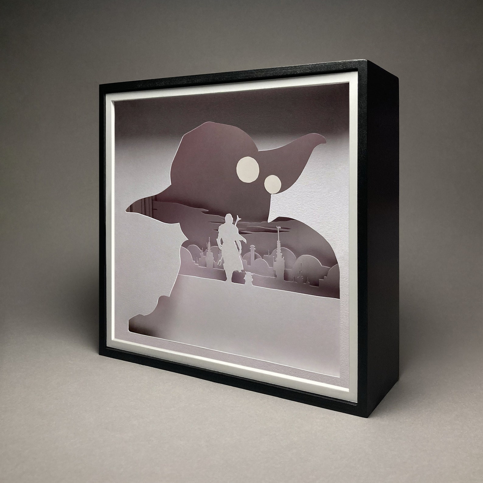 Star Wars Paper Cut Lightbox, Shadow Box, SVG, 3D Paper Cut Template ...