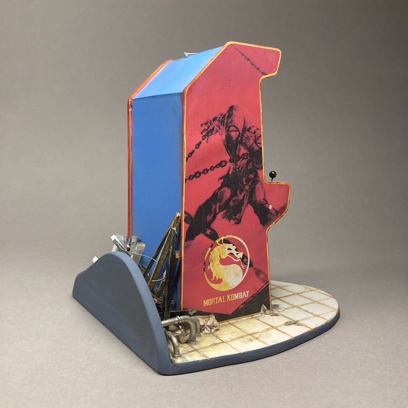 Arcade Machine Miniature Diorama 14cm Height 1:12 100% - Etsy