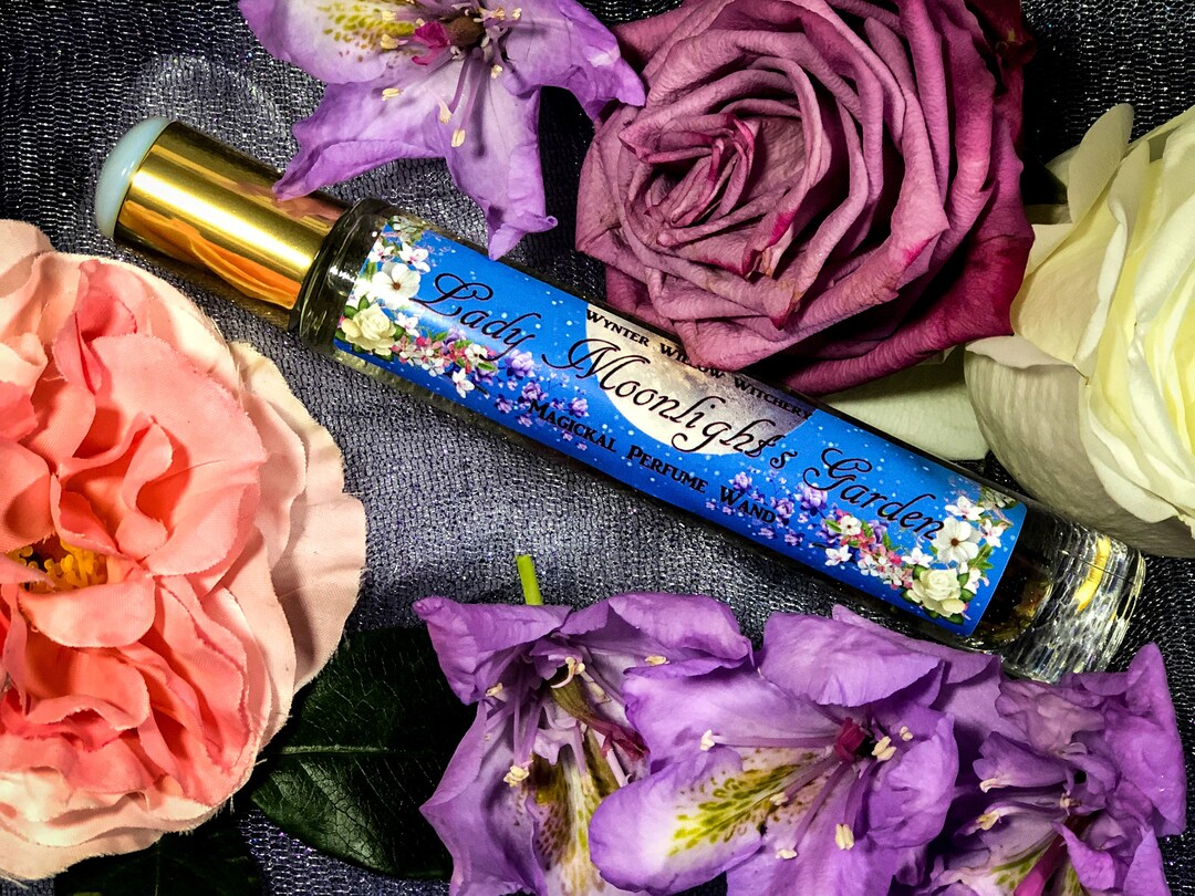 Lady Moonlight's Garden Magickal Perfume Wand: Crystal & Floral Infused ...