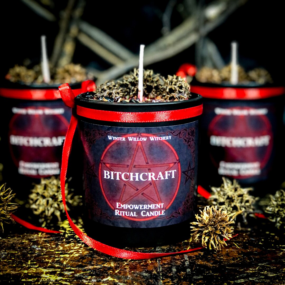 NEW BHCRAFT Ritual Candle of Empowerment. Mars Magick, Command Respect ...