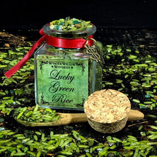 Lucky Green Money Rice to Always Have Cash on Hand. - Etsy