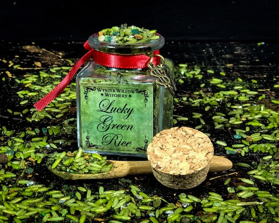 Lucky Green Money Rice to Always Have Cash on Hand. - Etsy